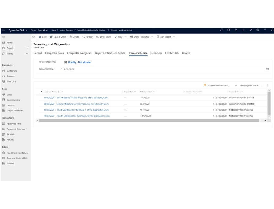 Microsoft Dynamics 365 Project Operations | Syscom